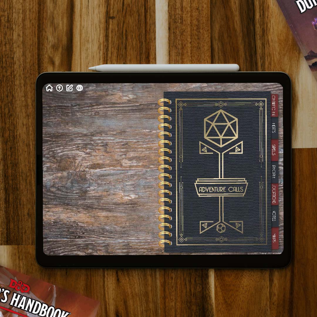 Using Our Digital Journals | Cantrips Media Digital Player's Journals