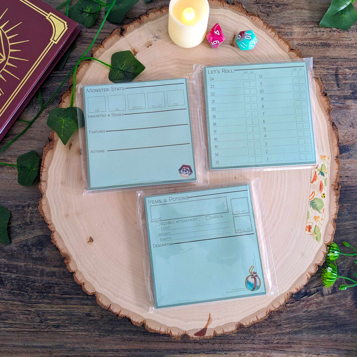 Initiative Tracker, Monster, or Item Sticky Note | D&D 5e and TTRPG ...