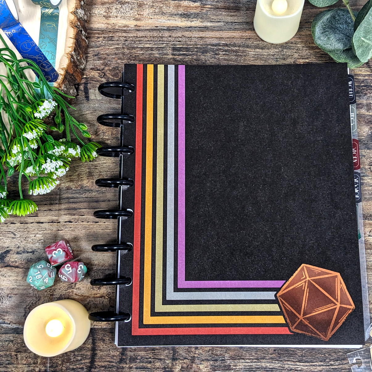 Retro Rainbow | Discbound Cover – Cantrips Media