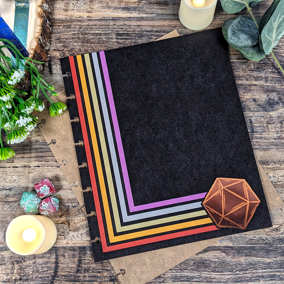 Retro Rainbow | Discbound Cover – Cantrips Media