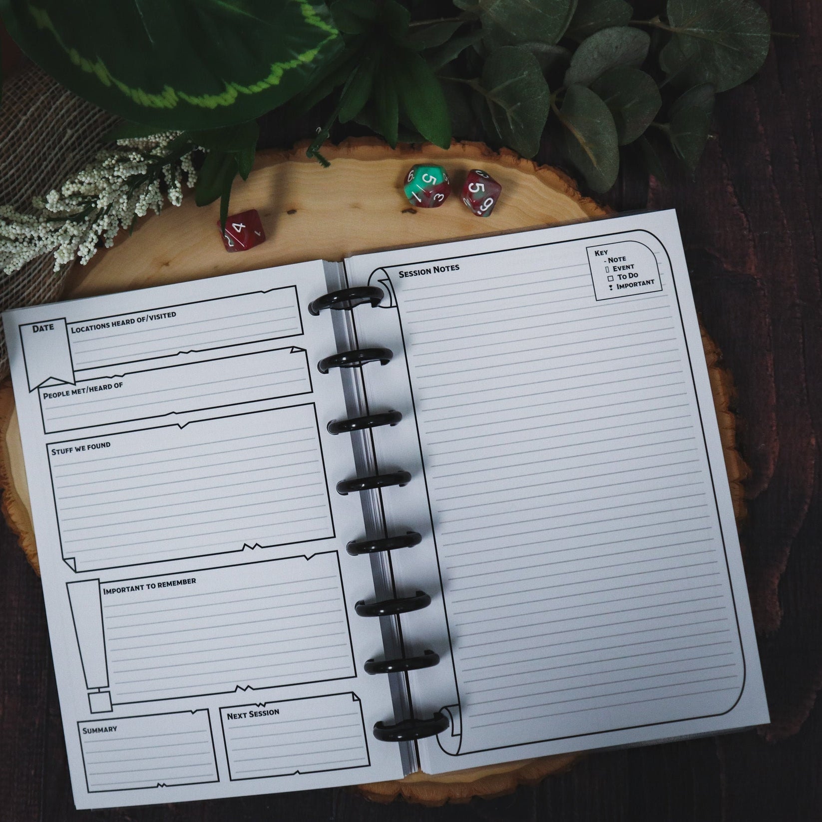 Player's Notebook (Classic) | D&D 5e – Cantrips Media