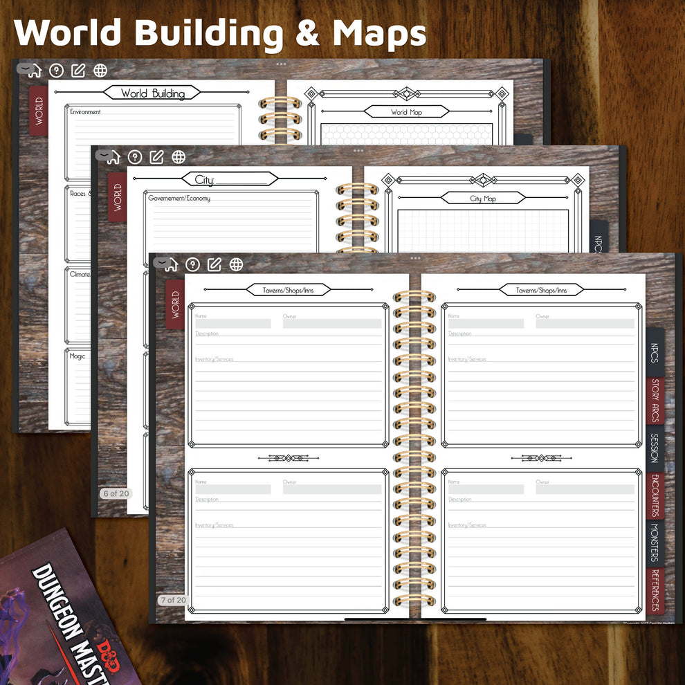 Campaign Assistant - Digital Dungeon Master Notebook – Cantrips Media