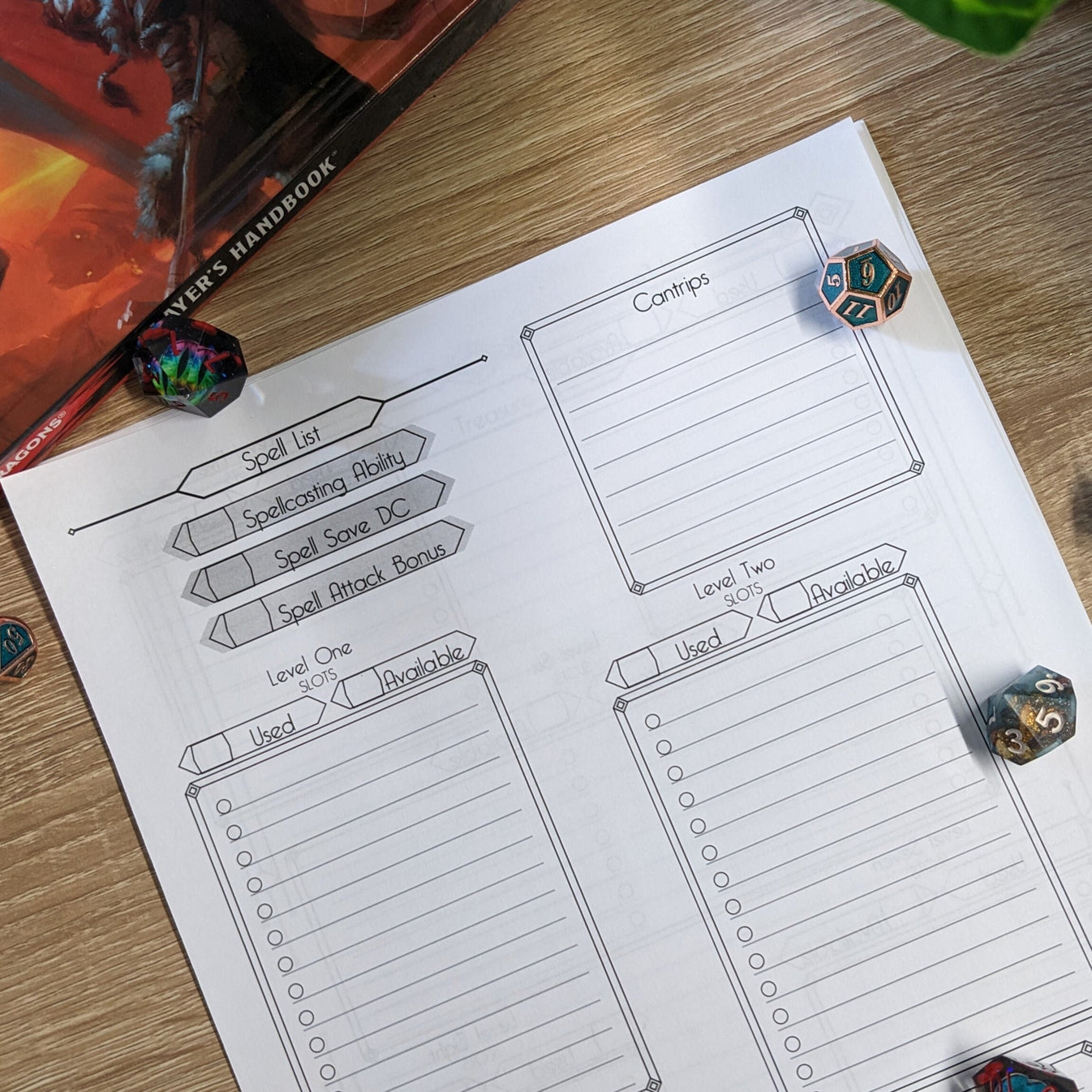 Printable Character Sheet – Cantrips Media