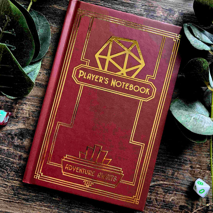 Hardcover Art Deco Player's Notebook – Cantrips Media