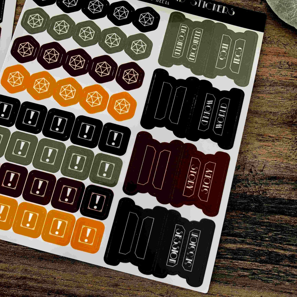 Tab Stickers for DM & Player's Notebooks – Cantrips Media